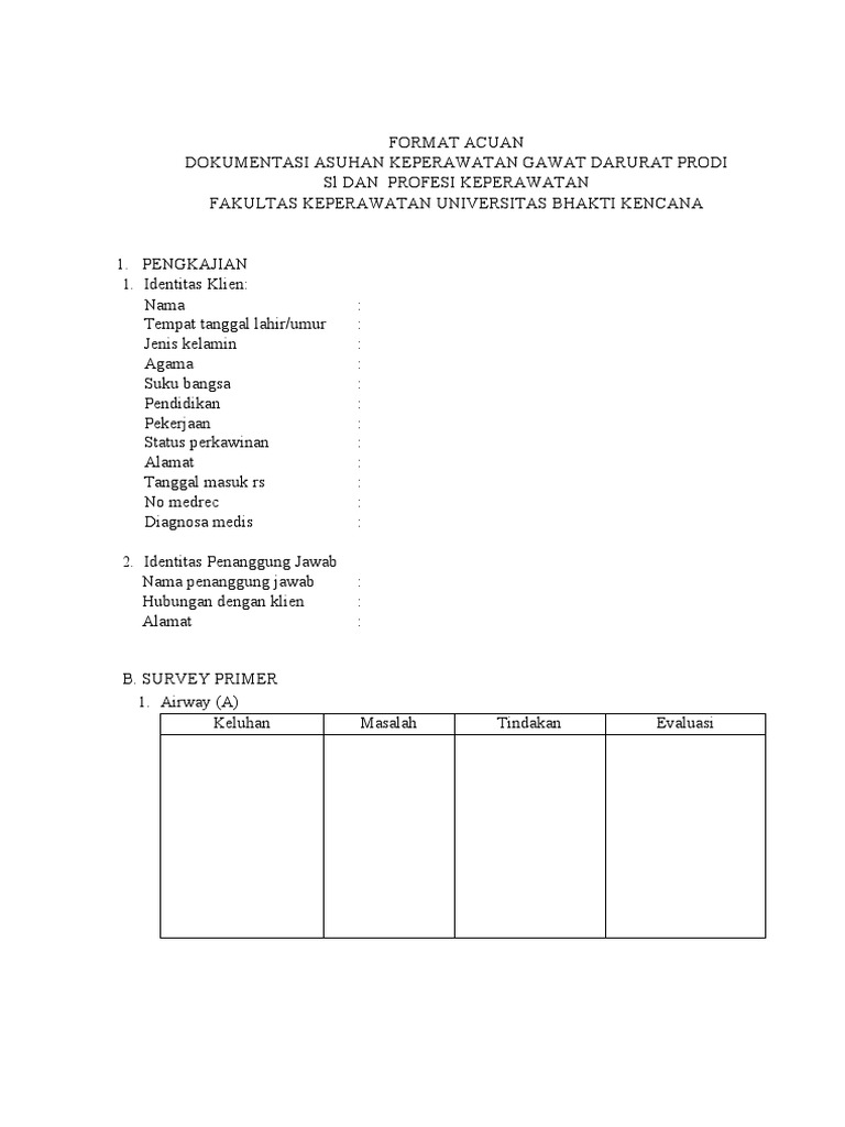 Format LK Igd | PDF | Hukum