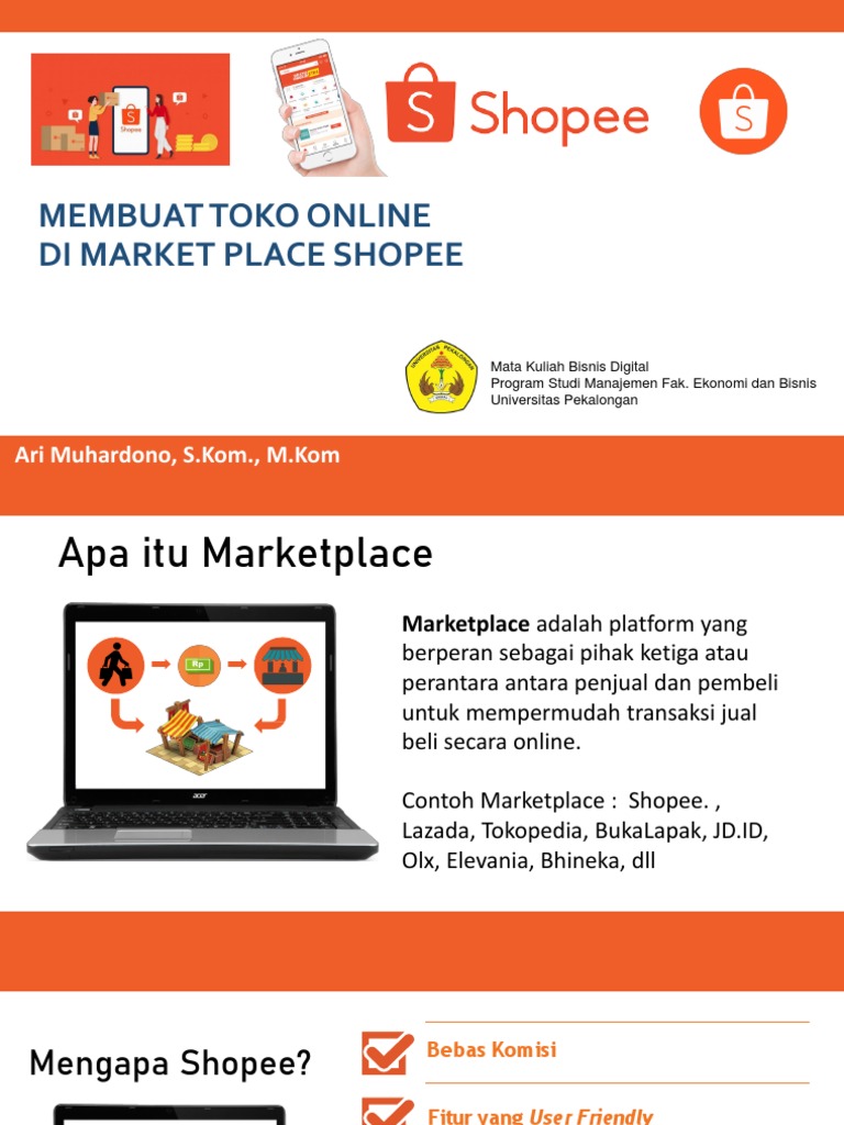 Tutorial Marketplace Shopee | PDF | Bisnis