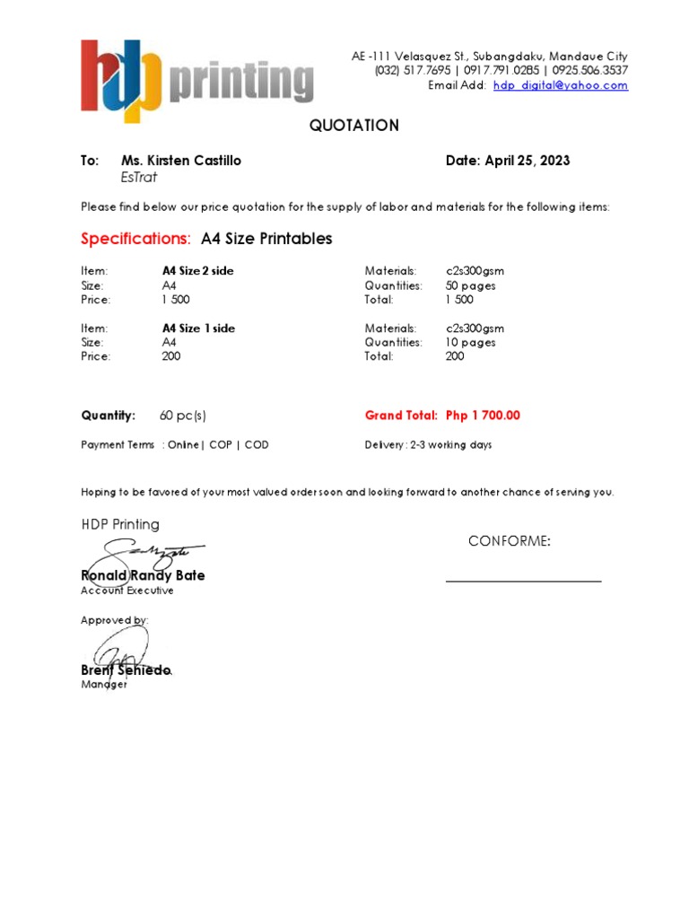 A4 Size Printables | PDF