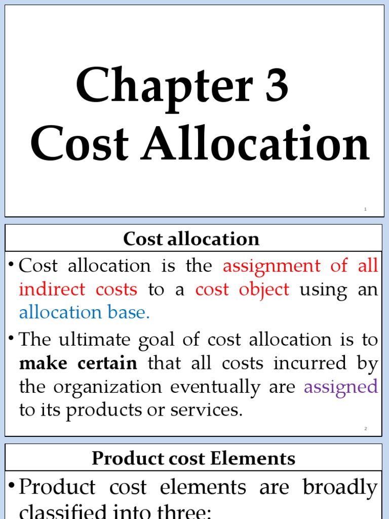 Cost and Management Accounting I Chapter 3 | PDF