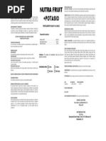 Ficha Técnica de Nitro Xtend XP | PDF | Fertilizante | Nutrientes