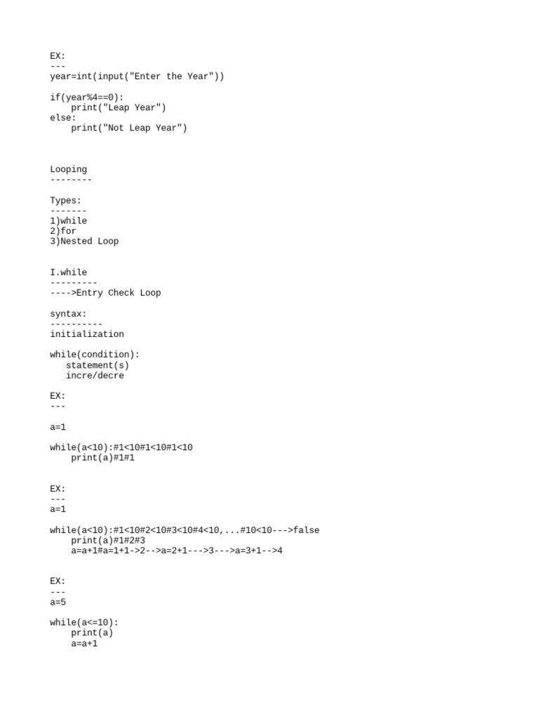 Looping In Python 2 Pdf 