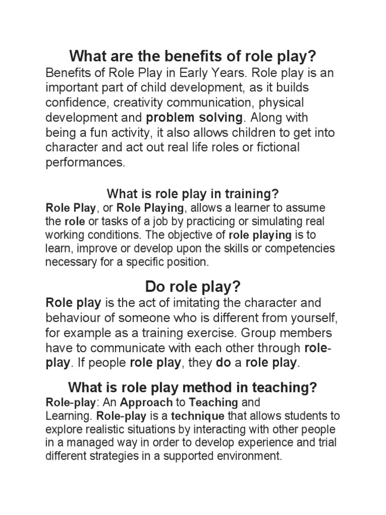 Role-Play - LAC Session | PDF | Career & Growth | Self-Improvement