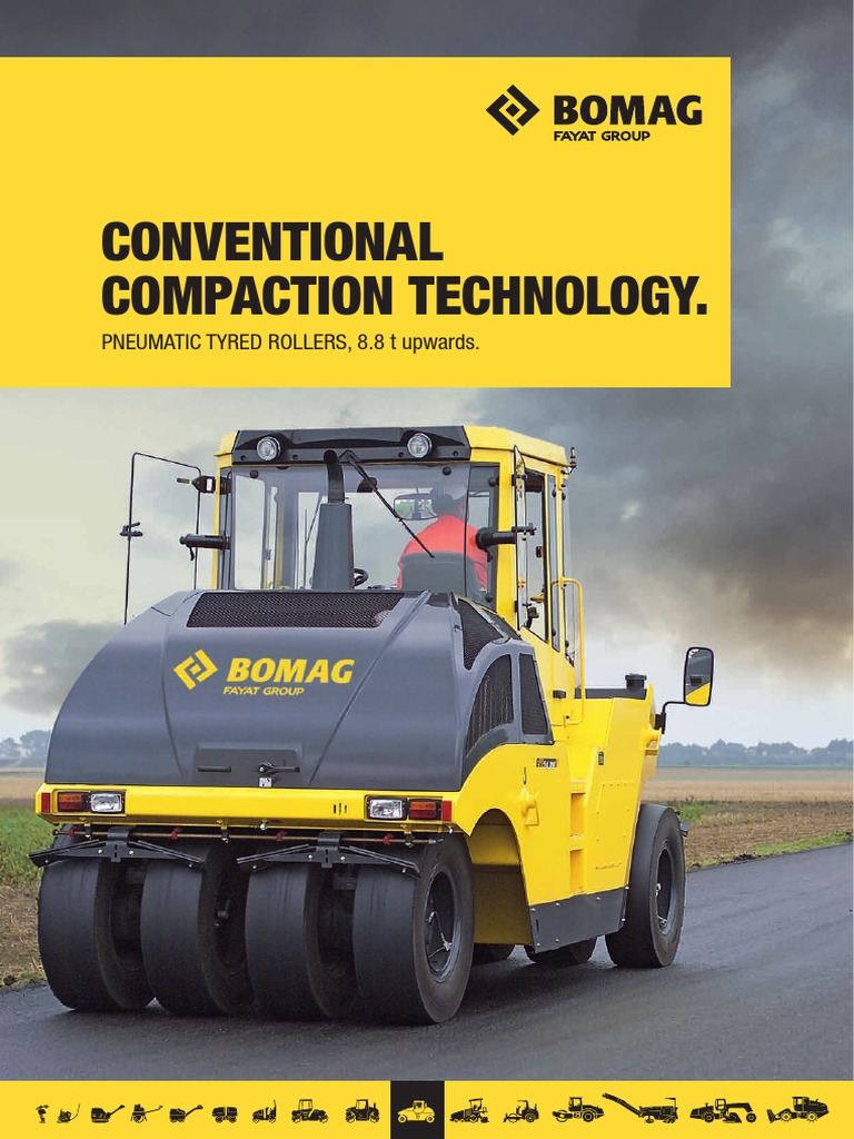 Brochure - PNEUMATIC TYRED ROLLERS | PDF | Tire | Wheel