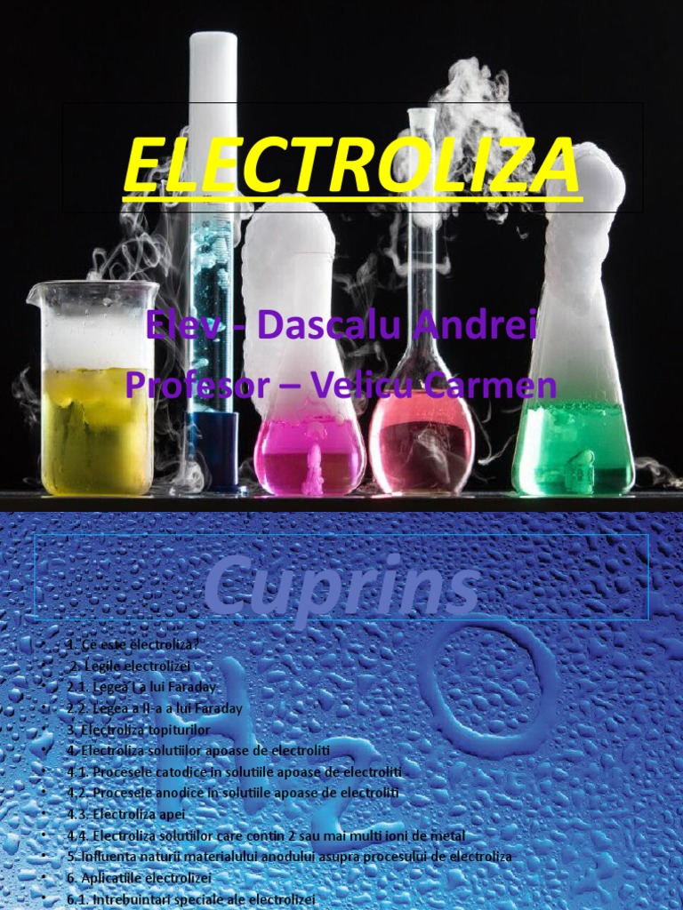 ELECTROLIZA | PDF