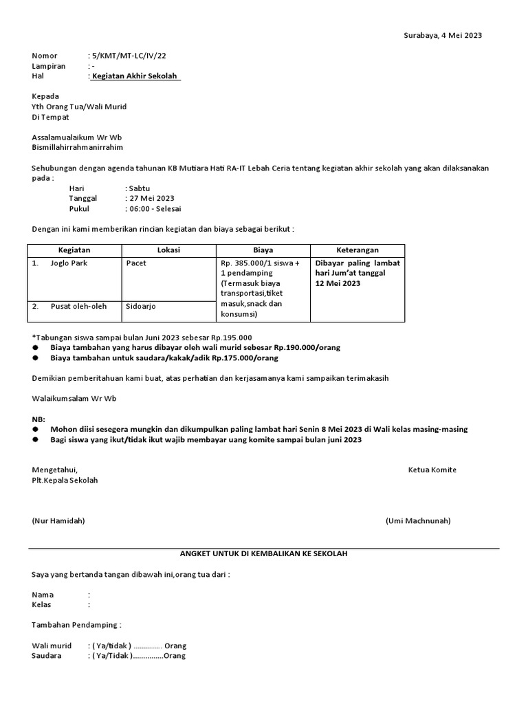 Angket Rekreasi | PDF