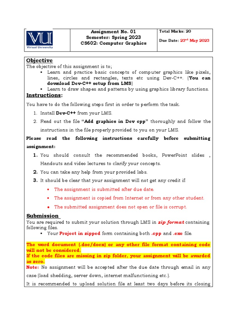 Spring 2023 - CS602 - 1 | PDF | Computer File | Zip (File Format)