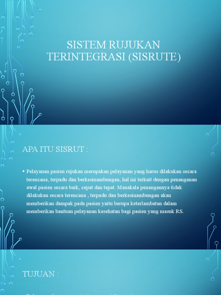 Sistem Rujukan Terintegrasi (Sisrute) | PDF | Bisnis