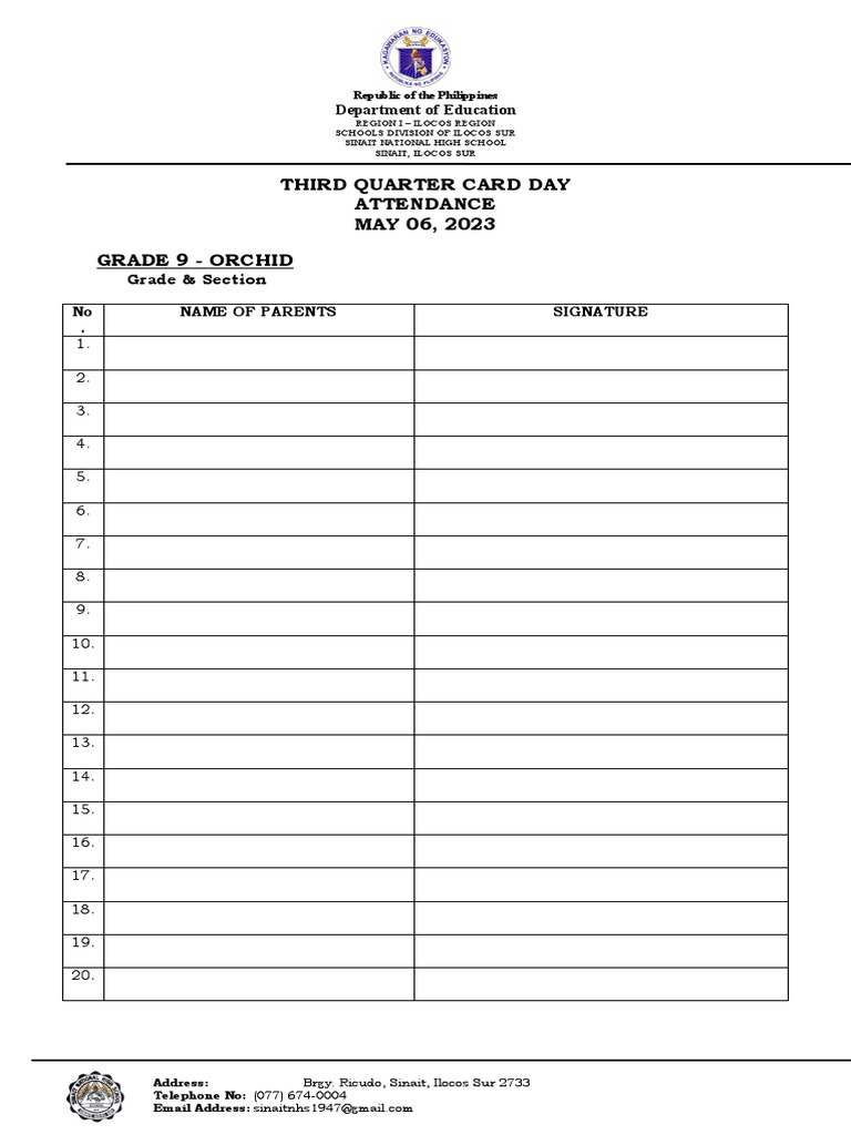 General Assembly Attendance | PDF