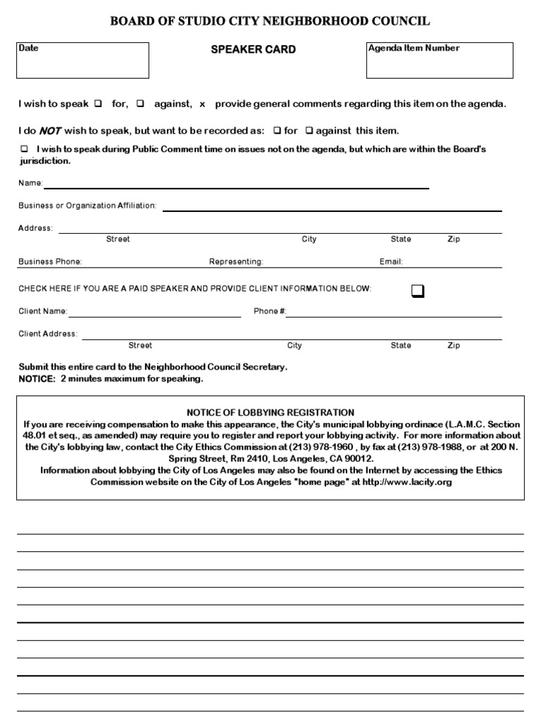 Speaker Card-01 | PDF