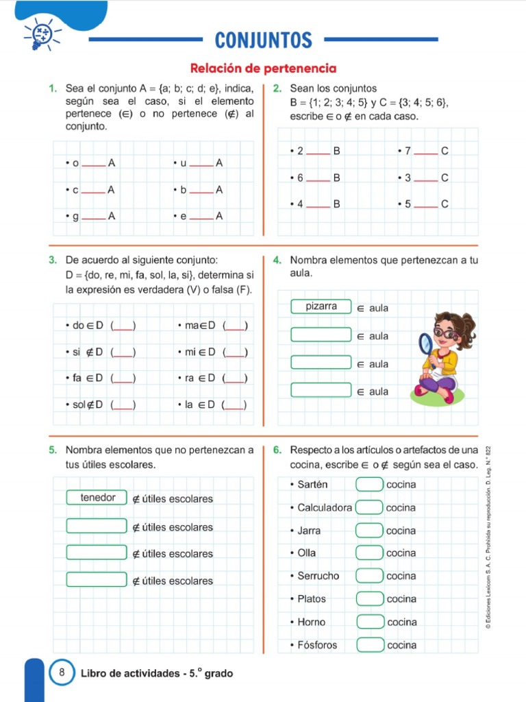 Actividades sobre Conjuntos | PDF | infinito | Objetos matemáticos