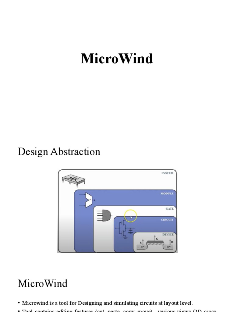 MicroWind Circuit Design and Simulation | PDF