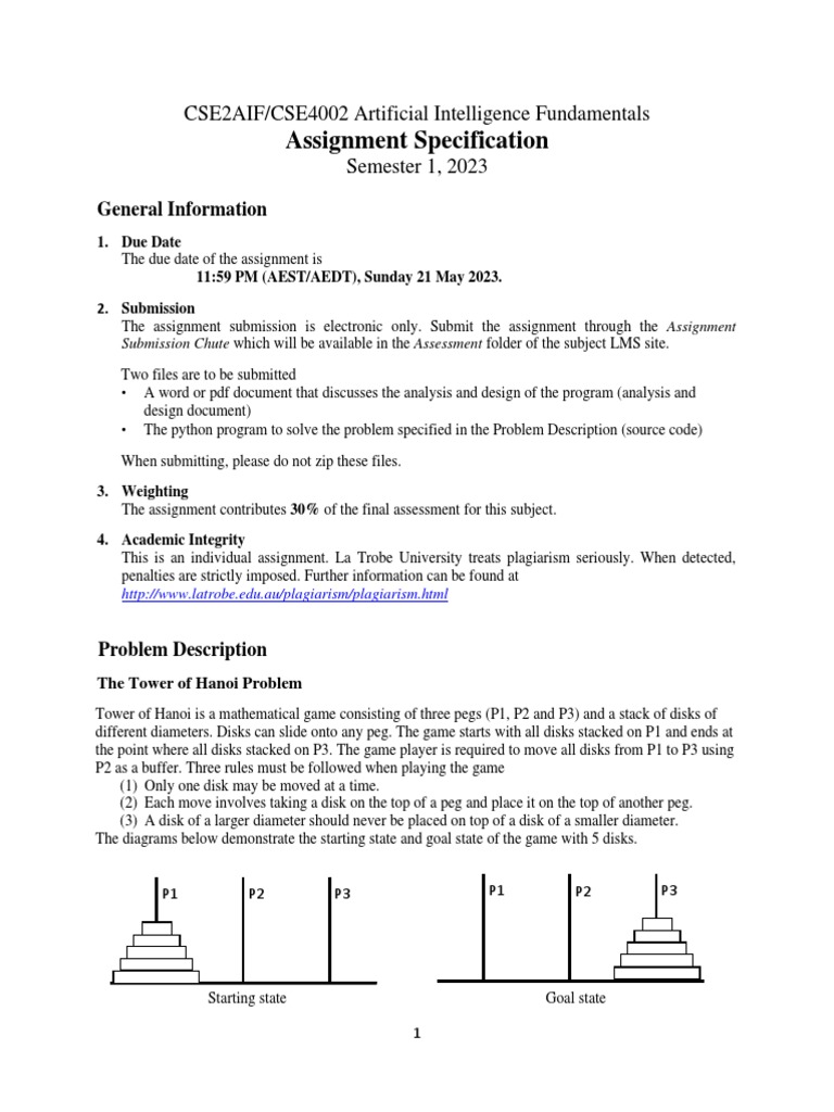 2023 S1 AIF Assignment Specification | PDF | Applied Mathematics | Software Engineering