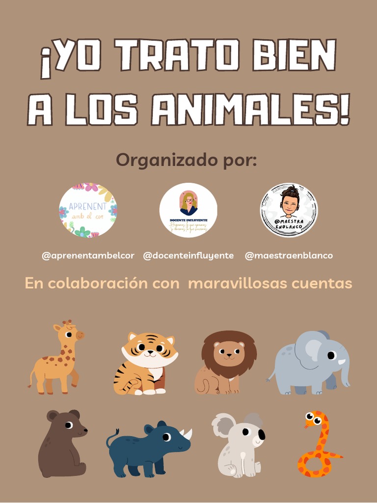 Cuidado Y Respeto Por Los Animales Pdf Salud Y Bienestar