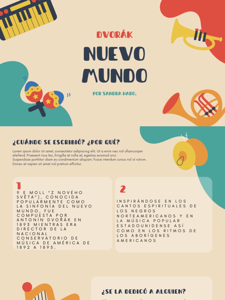 Sinfonía del Nuevo Mundo: Análisis | PDF