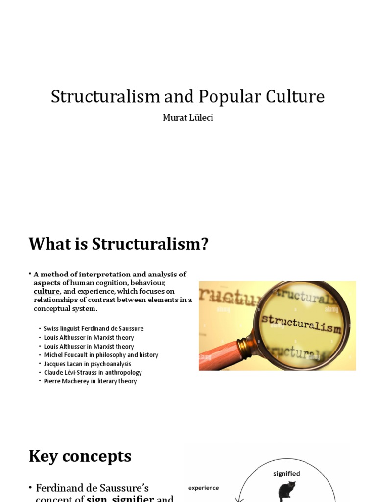 Structuralism and Popular Culture Presentation | PDF | Philosophical Movements | Philosophical ...