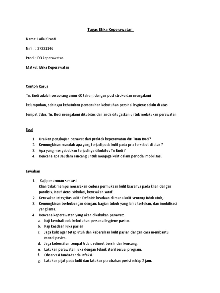Askep Pasien Dekubitus | PDF