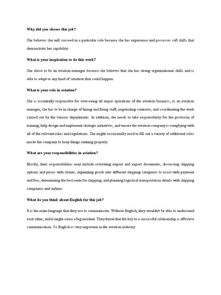 Lng223 Interview Summary Pdf