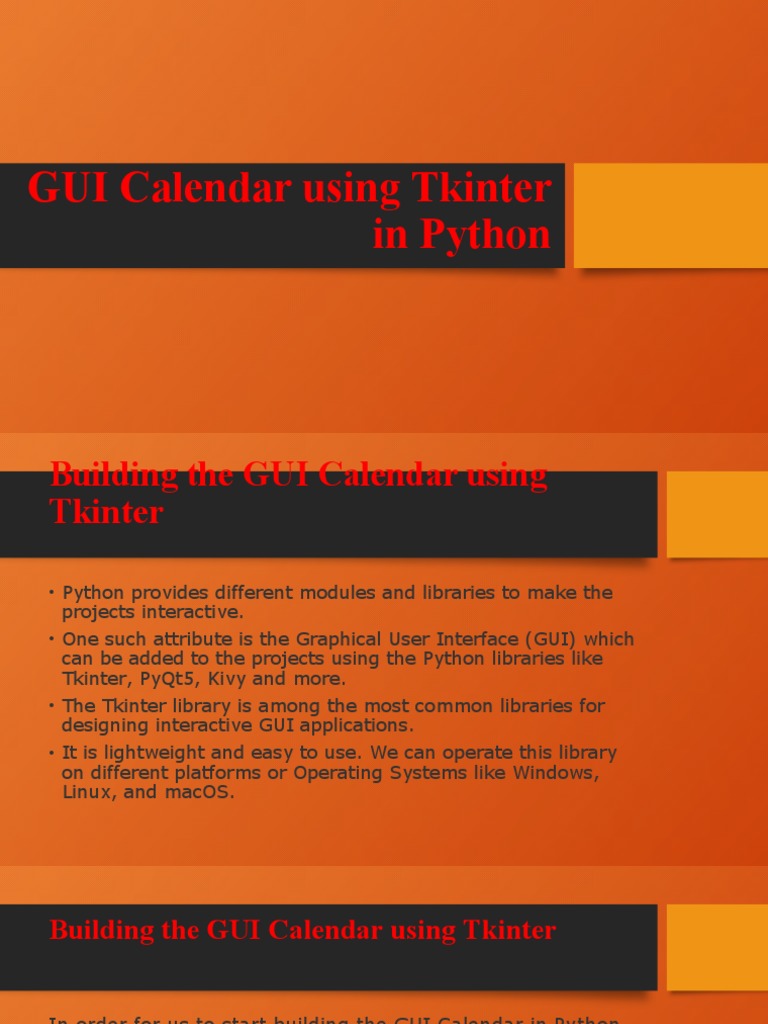 GUI_CALENDER | PDF