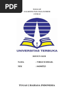 Sampul Makalah UT (Template) | PDF