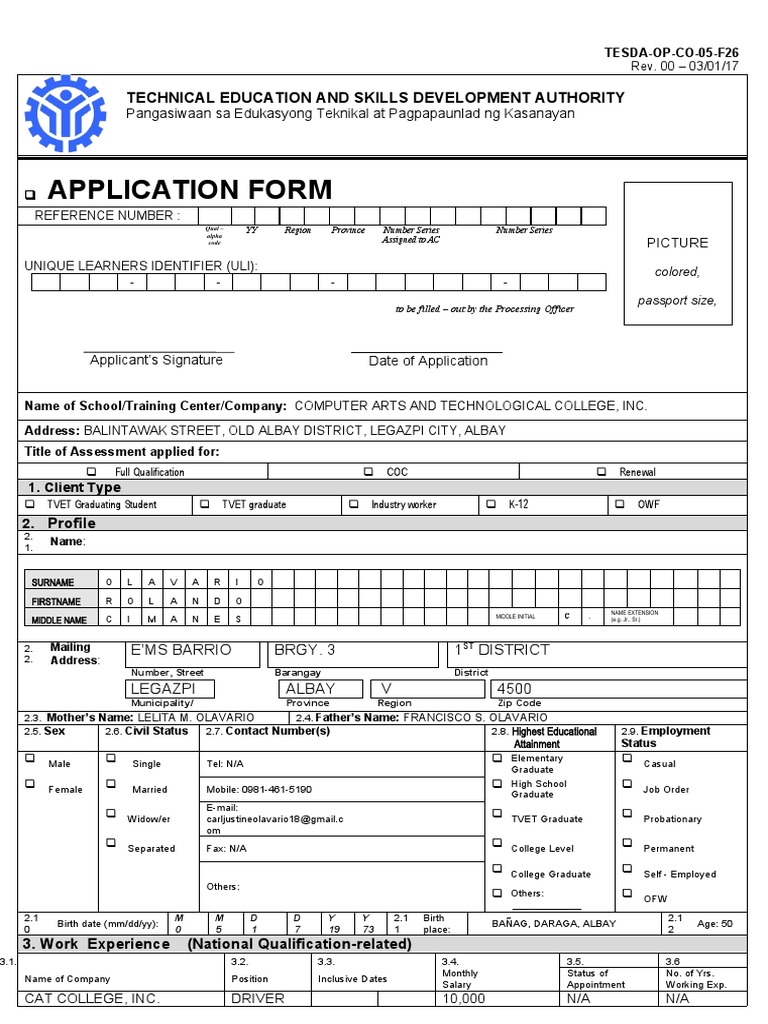 Annex 11 - Competency Assessment Forms | PDF