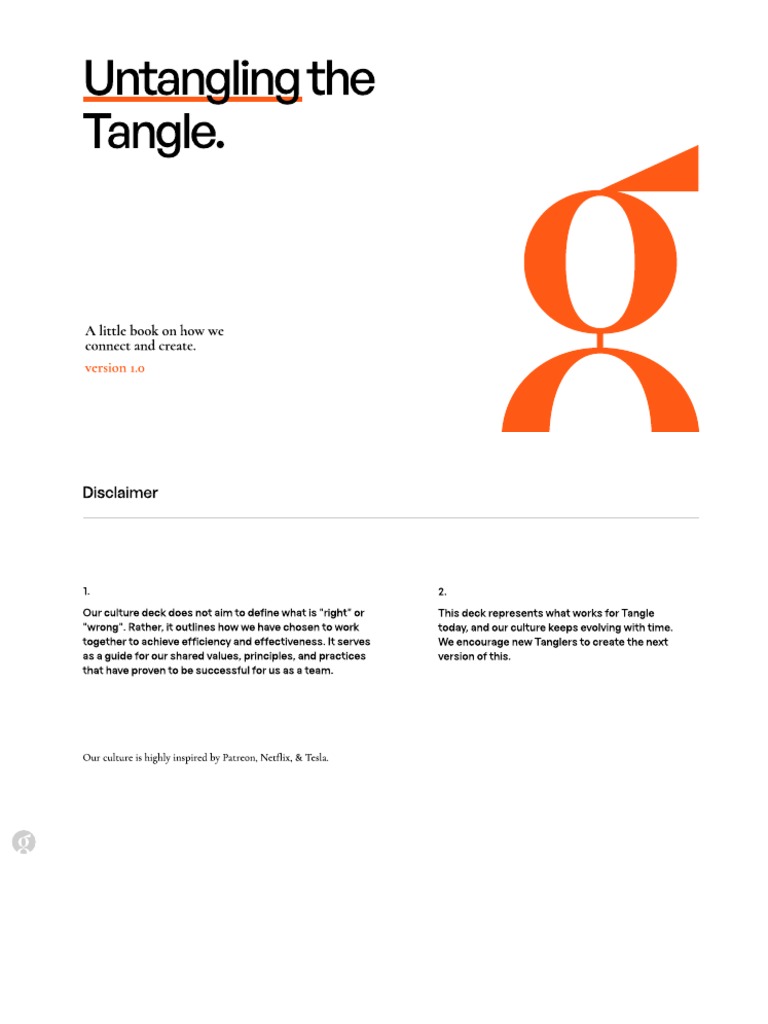 Tangle Design - Culture Manifesto | PDF | Psychology | Cognitive Science