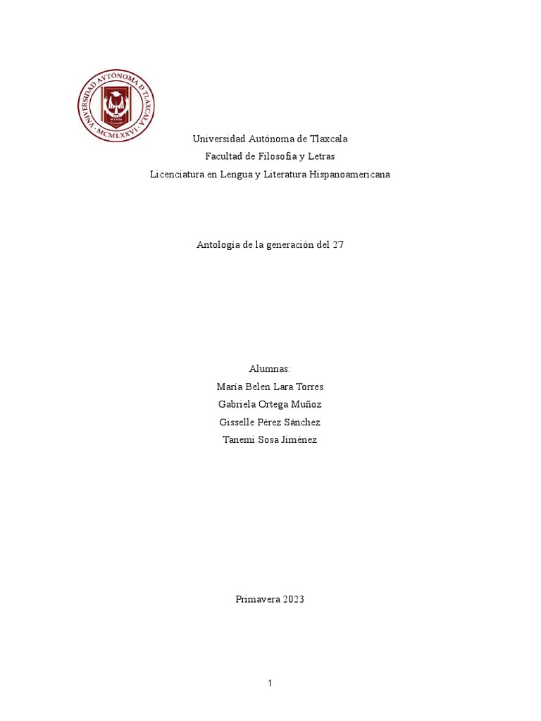 Antología Generación de 27 - Compressed | PDF