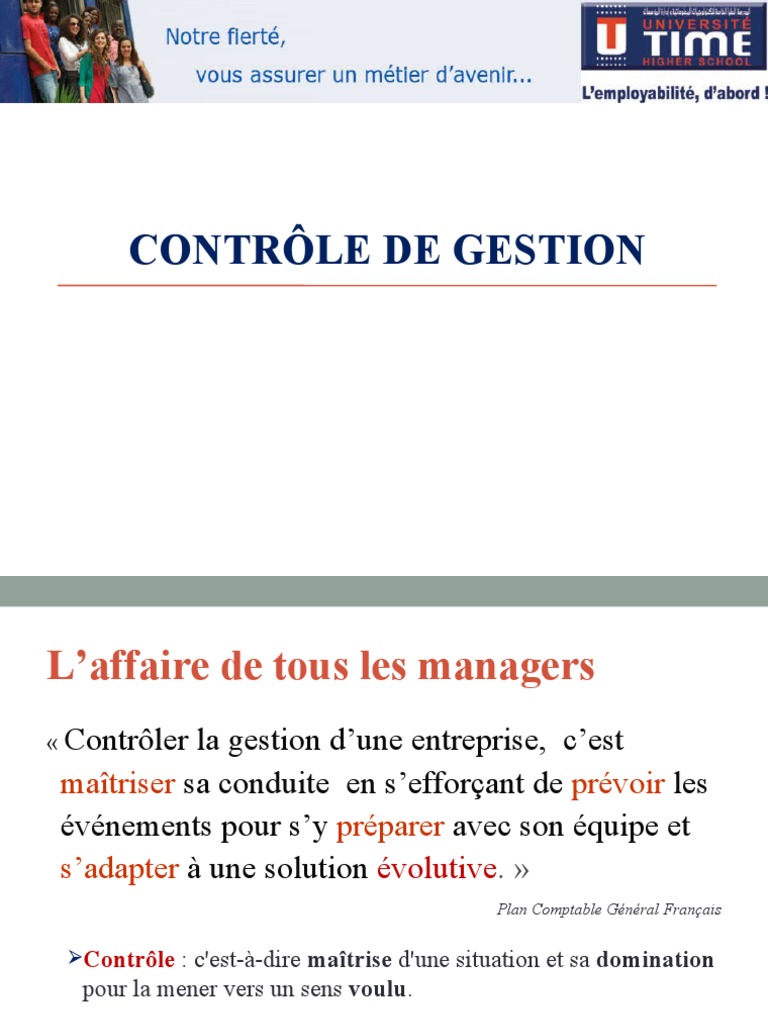 Contrôle de Gestion | PDF | Budget | Optimisation linéaire