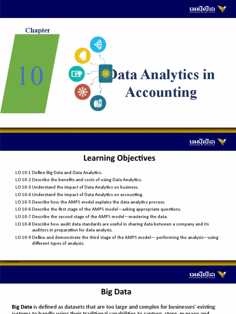 Chapter 10 Data Analysis in Accounting | PDF