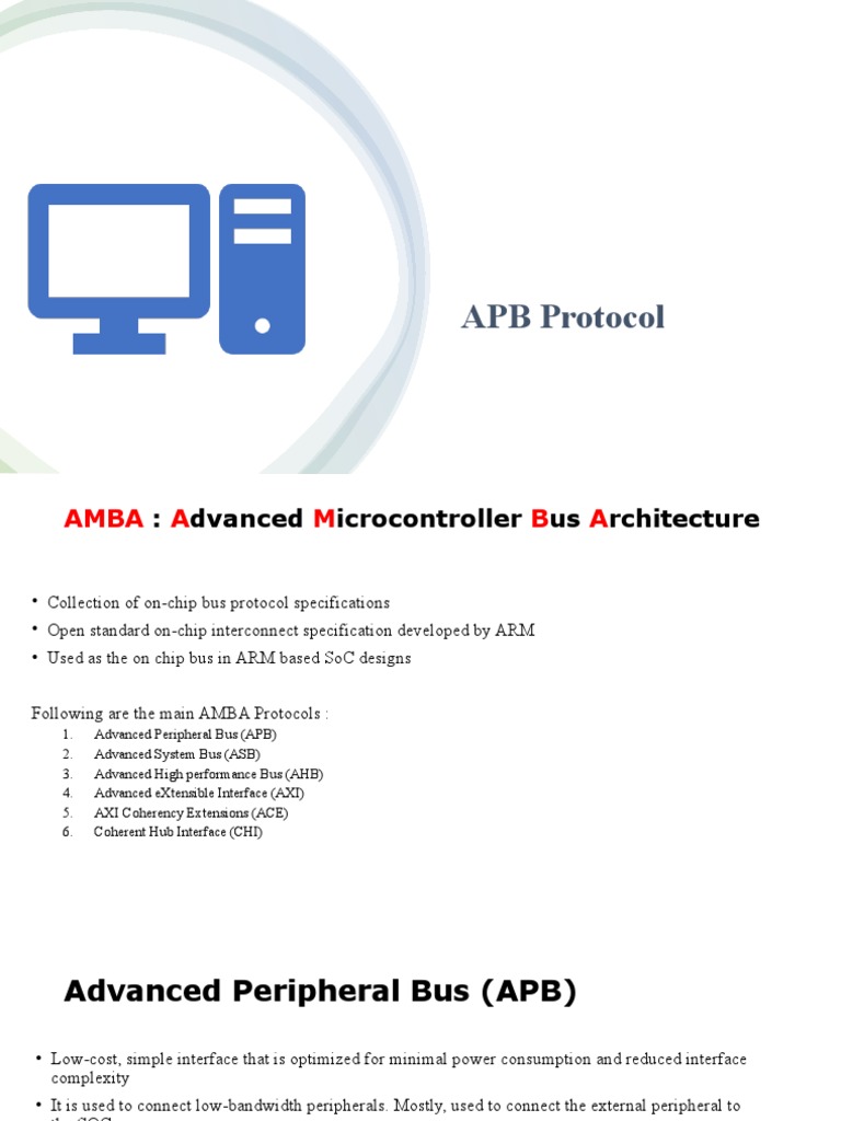 Advanced Peripheral Bus Protocol | PDF