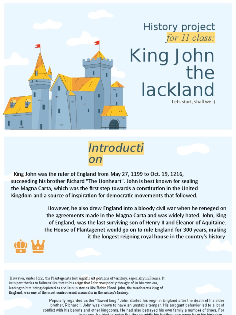 King-John | PDF | Richard I Of England | Robin Hood