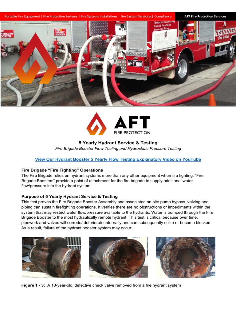 5 Yearly Hydrant Service Testing Document 2020 | PDF