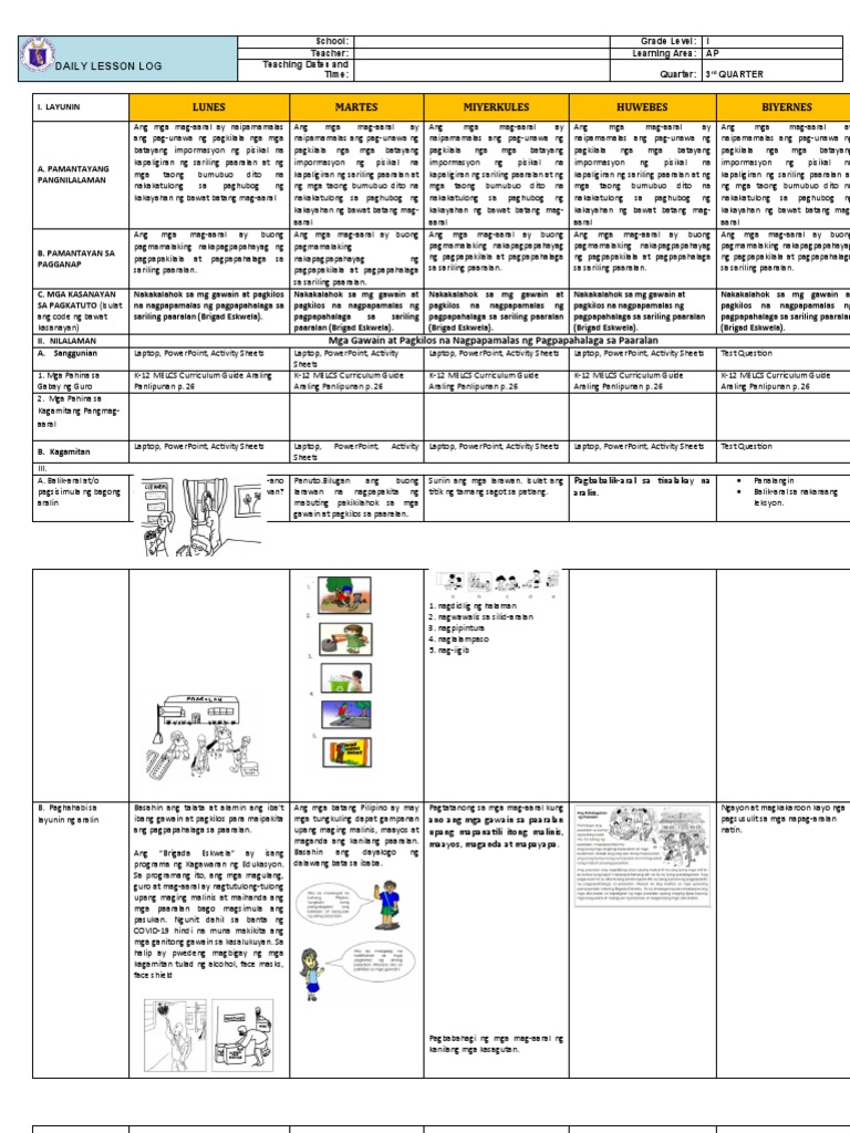 Q3 DLL Ap1 Week-8-1 | PDF
