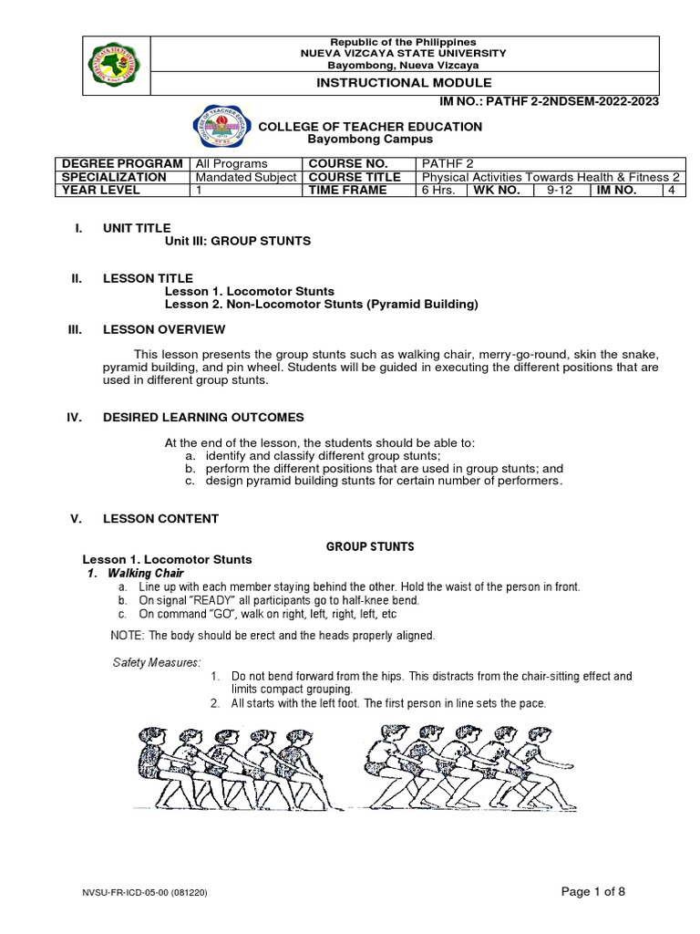 w9 12 Pathf 2 Module 4 Final Term | PDF | Symmetry | Physical Education