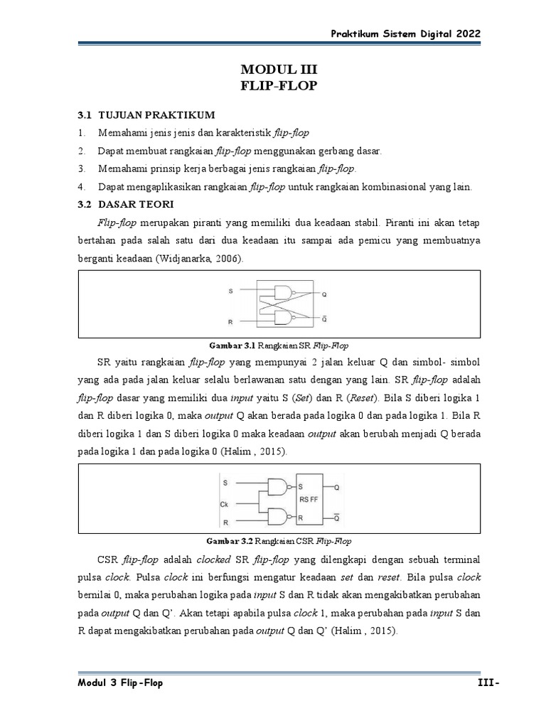 Laporan Modul Iii - Sistem Digital | PDF