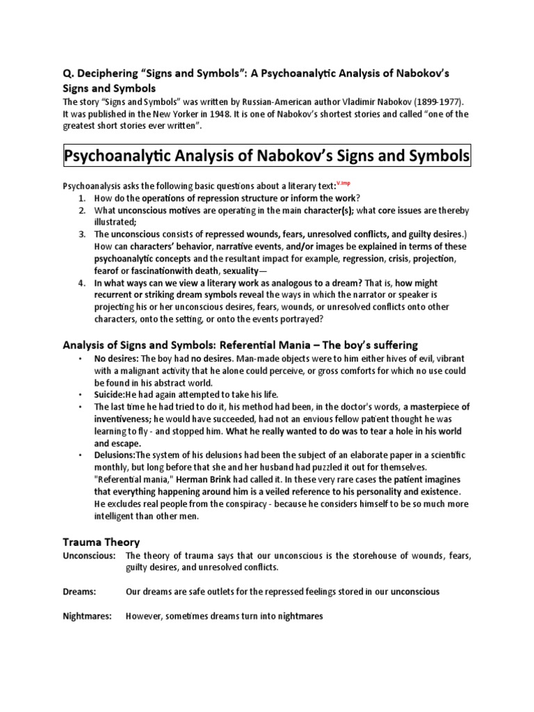 Question On Signs & Symbols | PDF