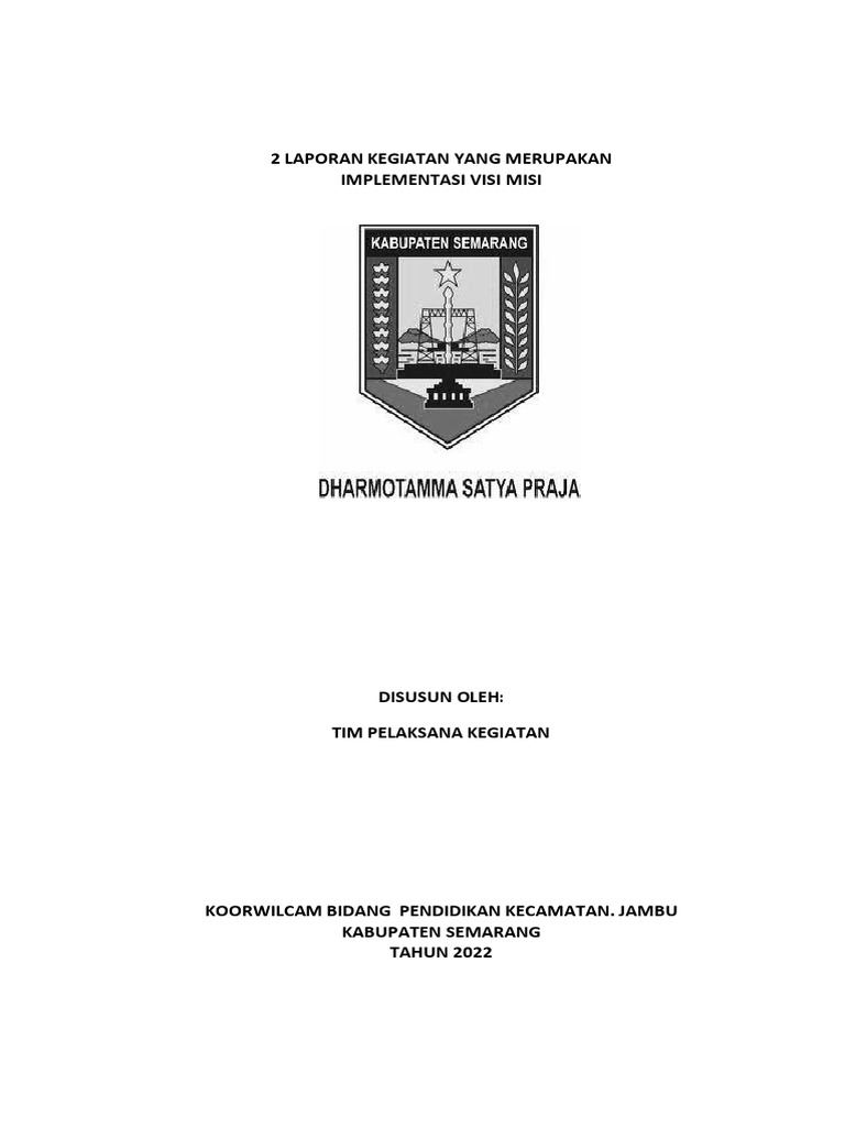 2 Laporan Implementasi Visi Misi | PDF 2 Laporan Implementasi Visi Misi | PDF