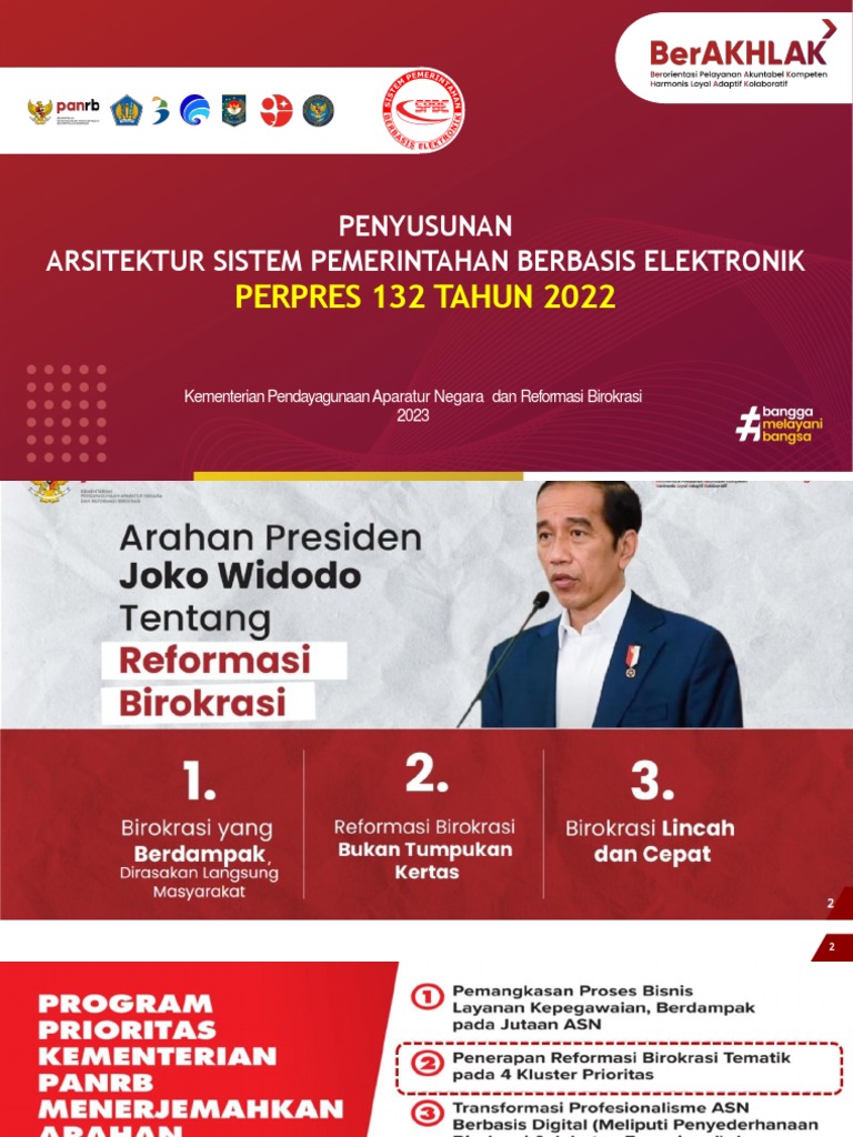 Sosialisasi Arsitektur SPBE | PDF