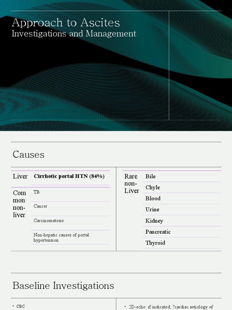 Approach To Ascites | PDF
