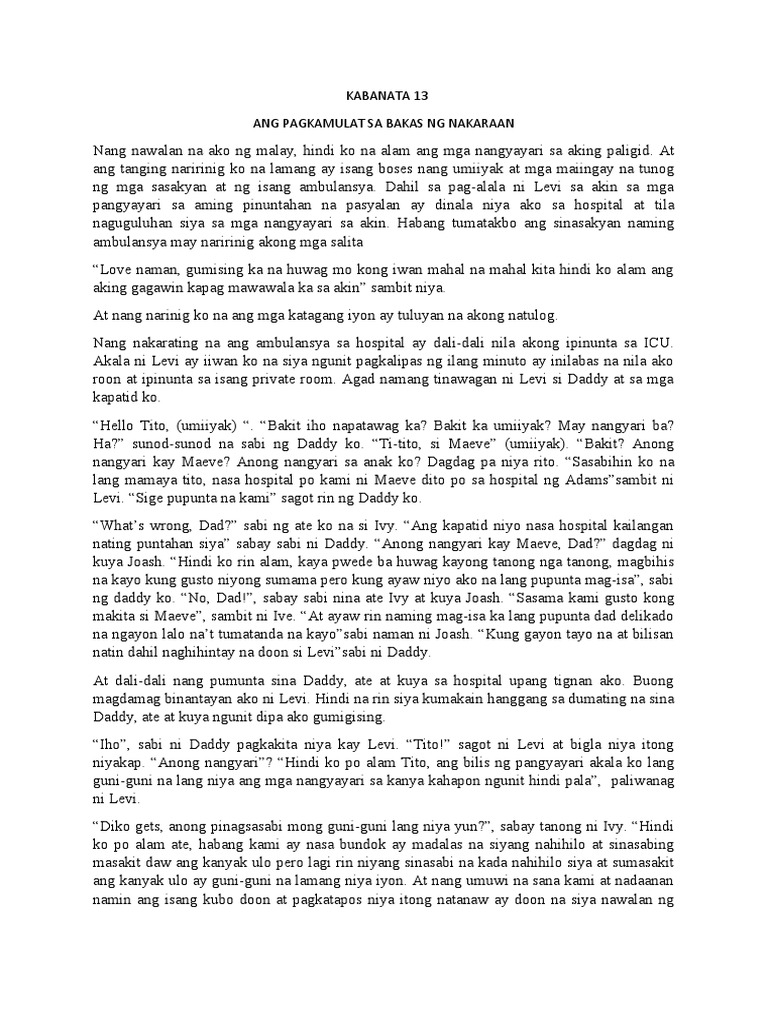 Kabanata 13 | PDF