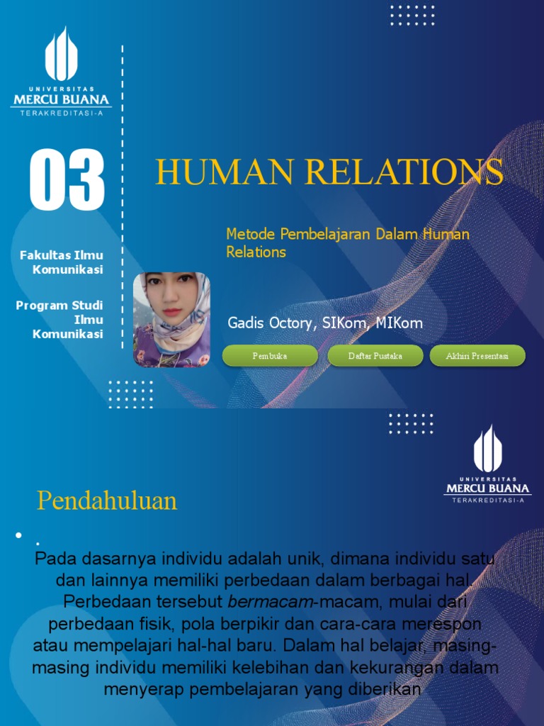 3.PPT Human Relations | PDF