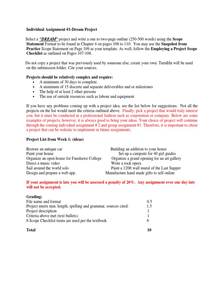 Individual Assignment#1 | PDF