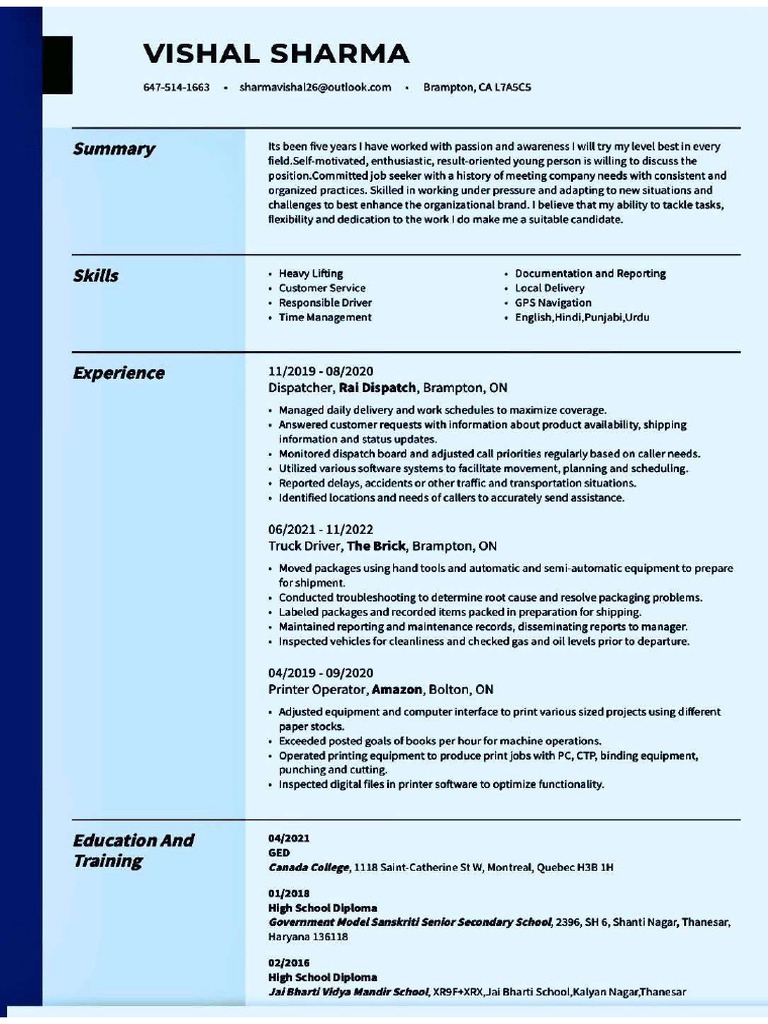 Vishal_Resume | PDF