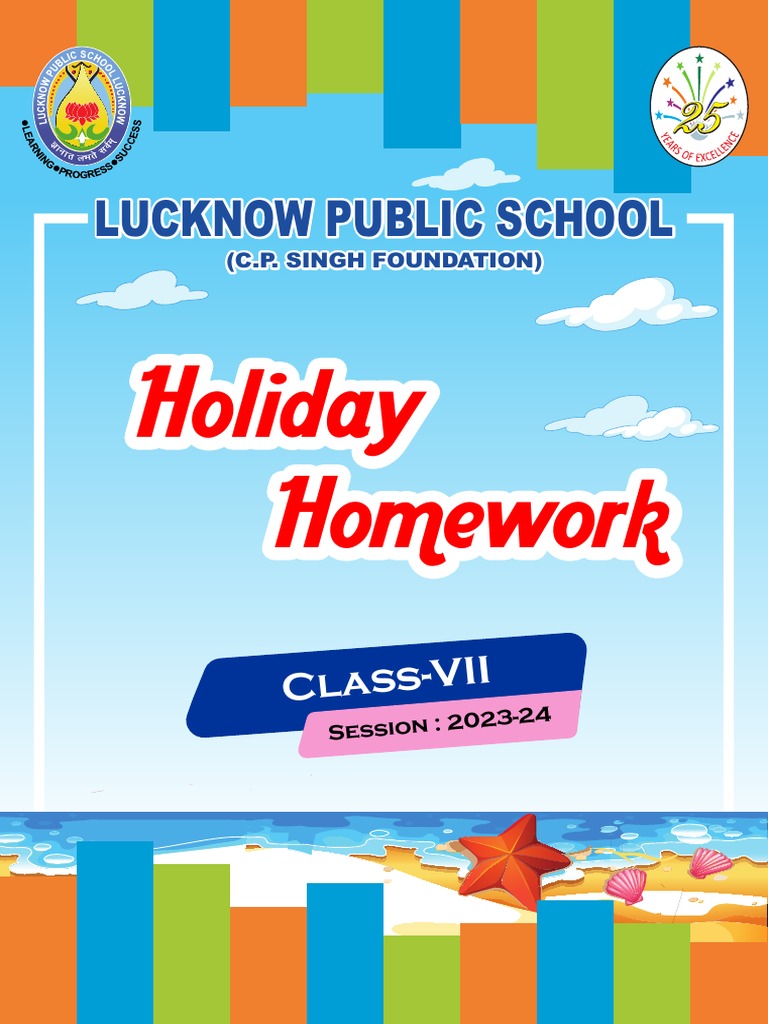 Holiday Homework Class-Vii | PDF | Indian Cuisine | Sentence (Linguistics)