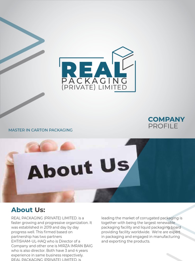 Real Packaging Company Profile (Final) | PDF