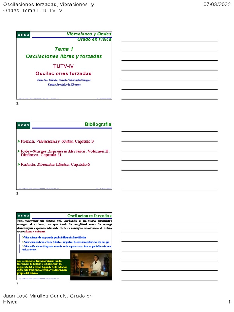 Oscila IV Uned 2021 2022 Forzadas Imprimir | PDF