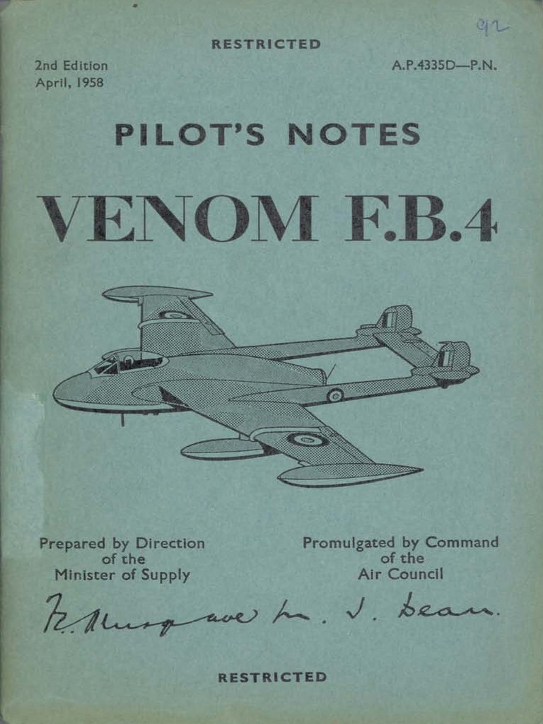 Venom Pilots Note For Tieba | PDF