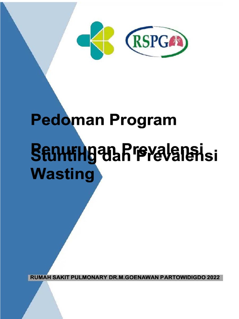 PDF Pedoman Program Penurunan Prevelensi Stunting Amp Wasting - Compress | PDF
