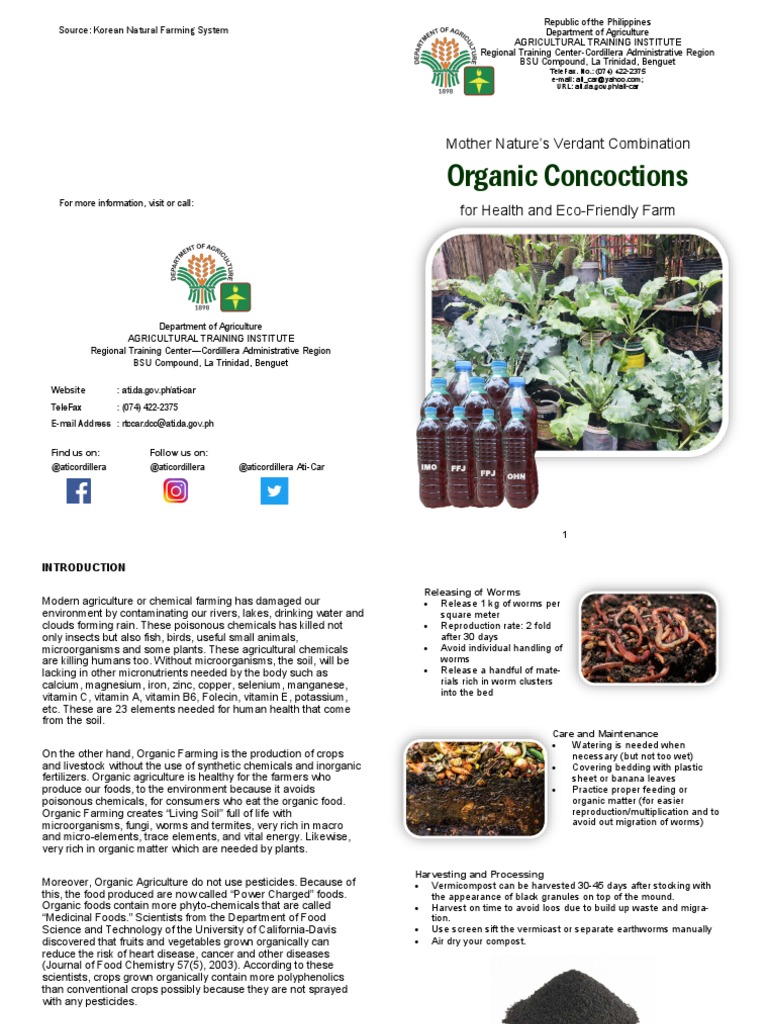 Mother Natures-Organic Concoctions | PDF | Organic Farming | Organic Foods