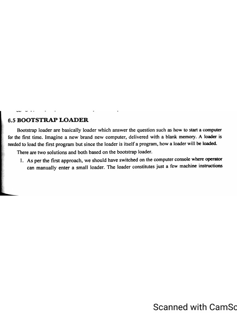 Bootstrap Loader | PDF